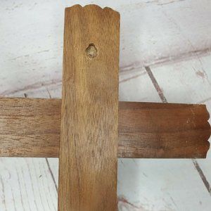 Unlisted | Other | Vintage Catholic Wooden Crucifix Cross With Hidden ...